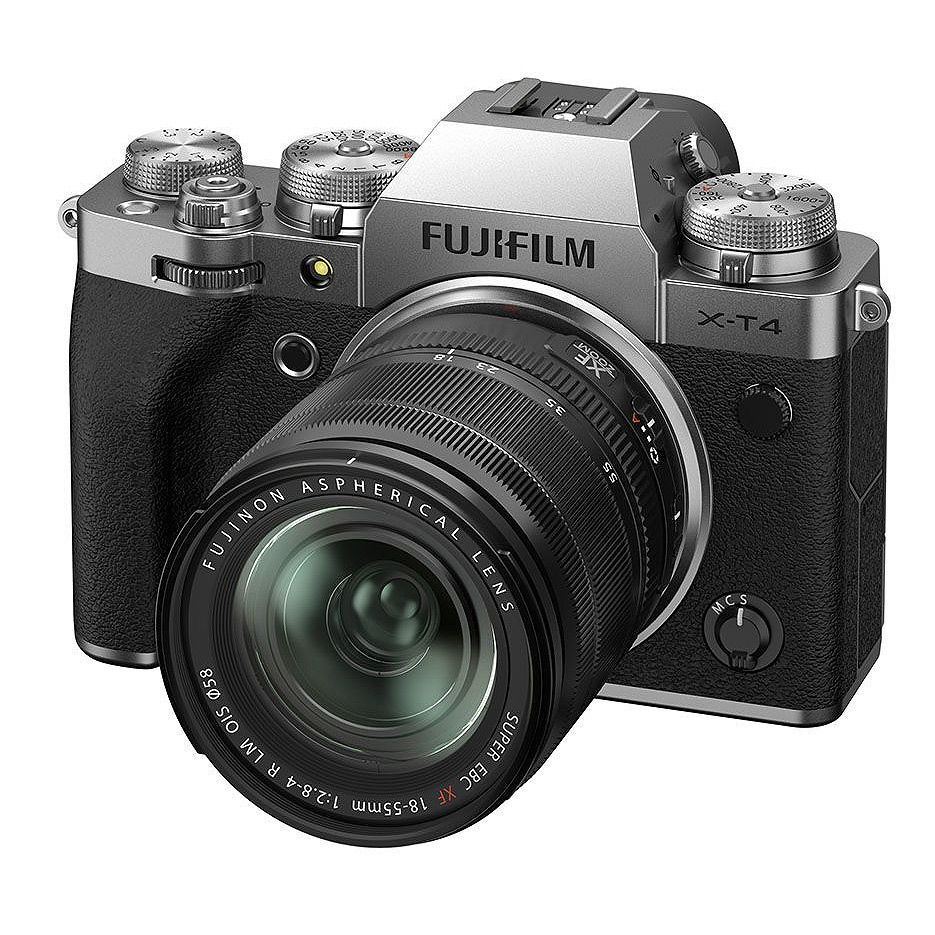 Fujifilm X-T4 silver XF18-55mm F2.8-4 R LM OIS Kit, Mirrorless Digital ...
